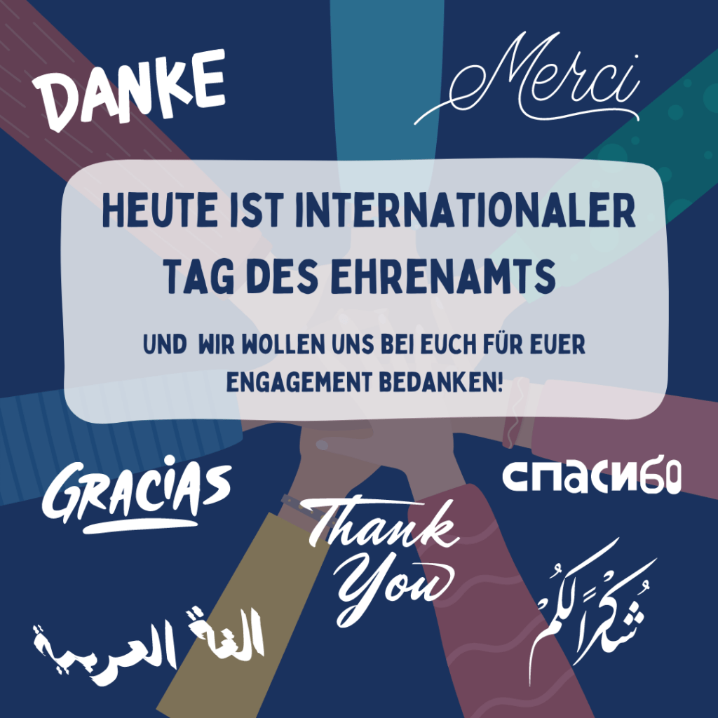 Internationaler Tag des Ehrenamtes – House of Resources